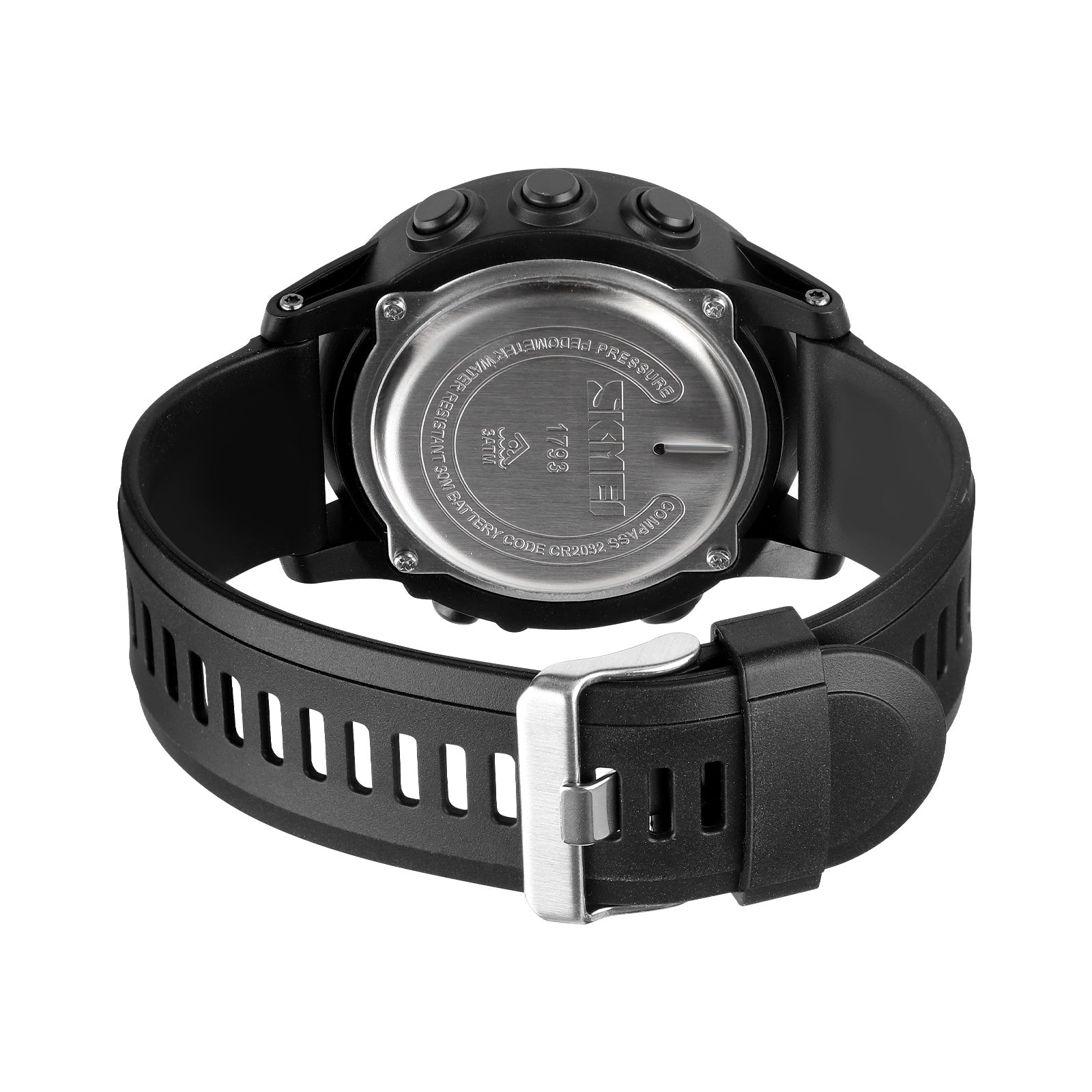SKMEI 1793 Powerful Digital Compass Watch with Altimeter and Thermomet ...