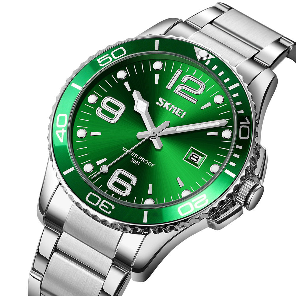 SKMEI 9278 Quartz Pilot Watch for Men w/ 3D Scale – FantaStreet