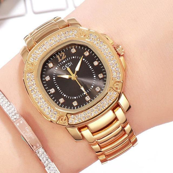 GEDI 3200 Digital Quartz Watches for Women w/ Diamond Case – FantaStreet