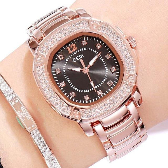 GEDI 3200 Digital Quartz Watches for Women w/ Diamond Case – FantaStreet
