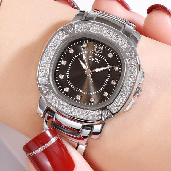GEDI 3200 Digital Quartz Watches for Women w/ Diamond Case – FantaStreet