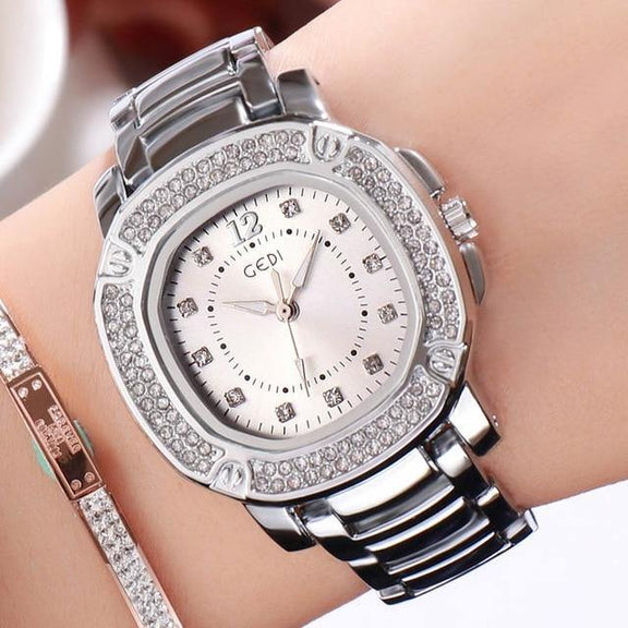 GEDI 3200 Digital Quartz Watches for Women w/ Diamond Case – FantaStreet